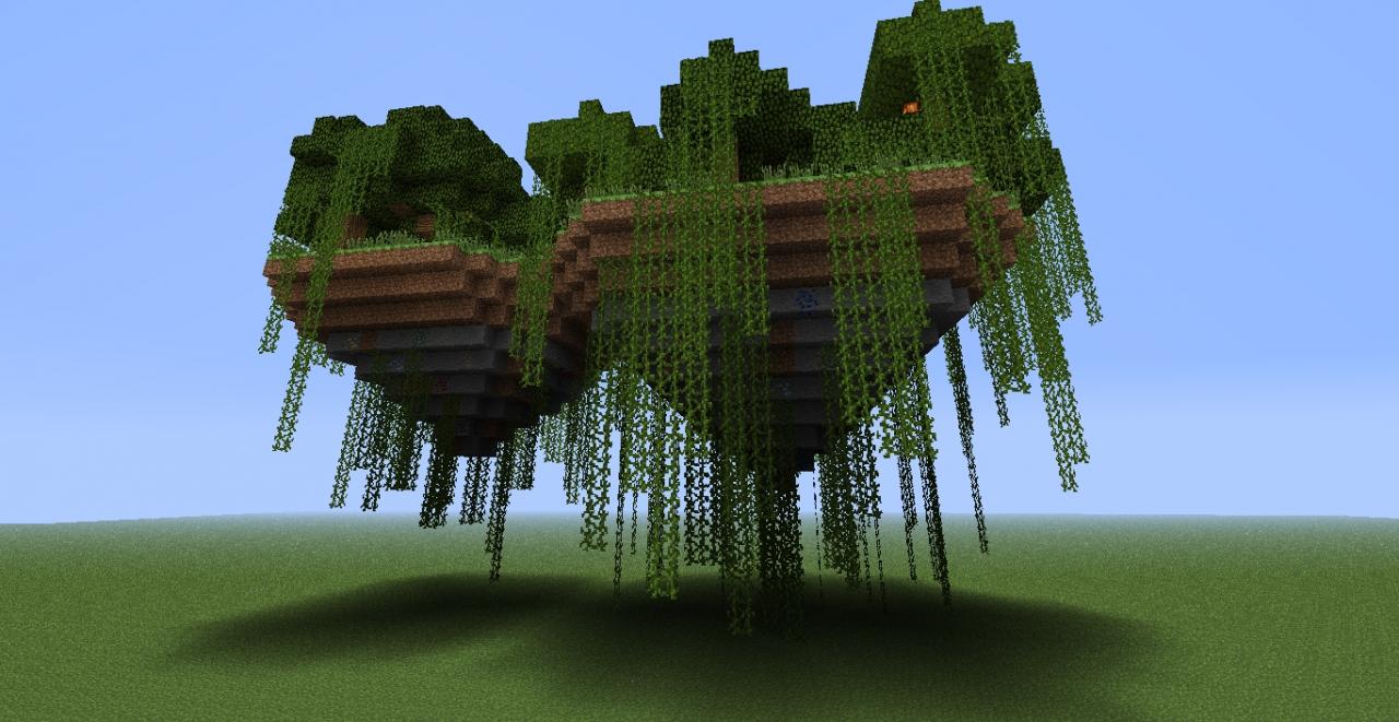 Floating Island Jungle Temple Minecraft Map
