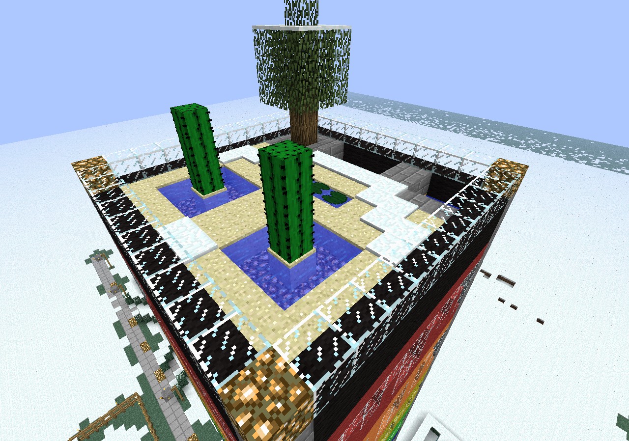 Rainbow Tower! Minecraft Map