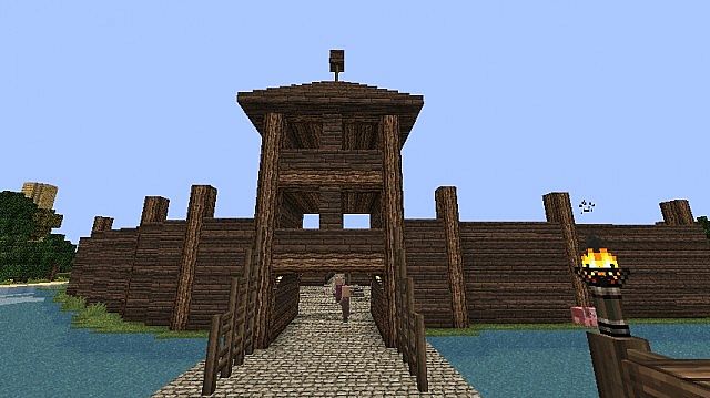 Settlement in Biskupin Minecraft Map