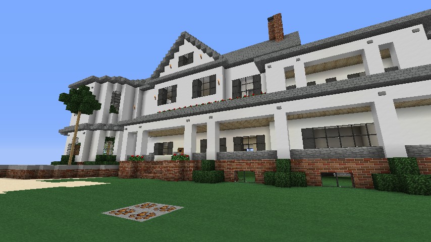 Modern White Beach House Minecraft Map