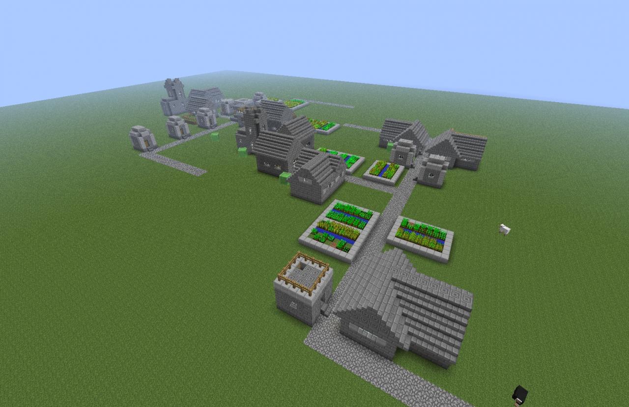Improved NPC Village Minecraft Map
