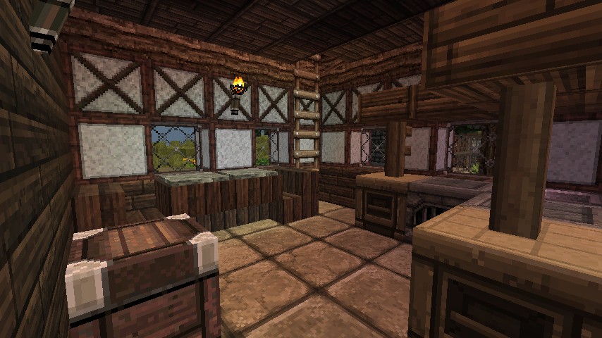 Medieval Town Homes Minecraft Map