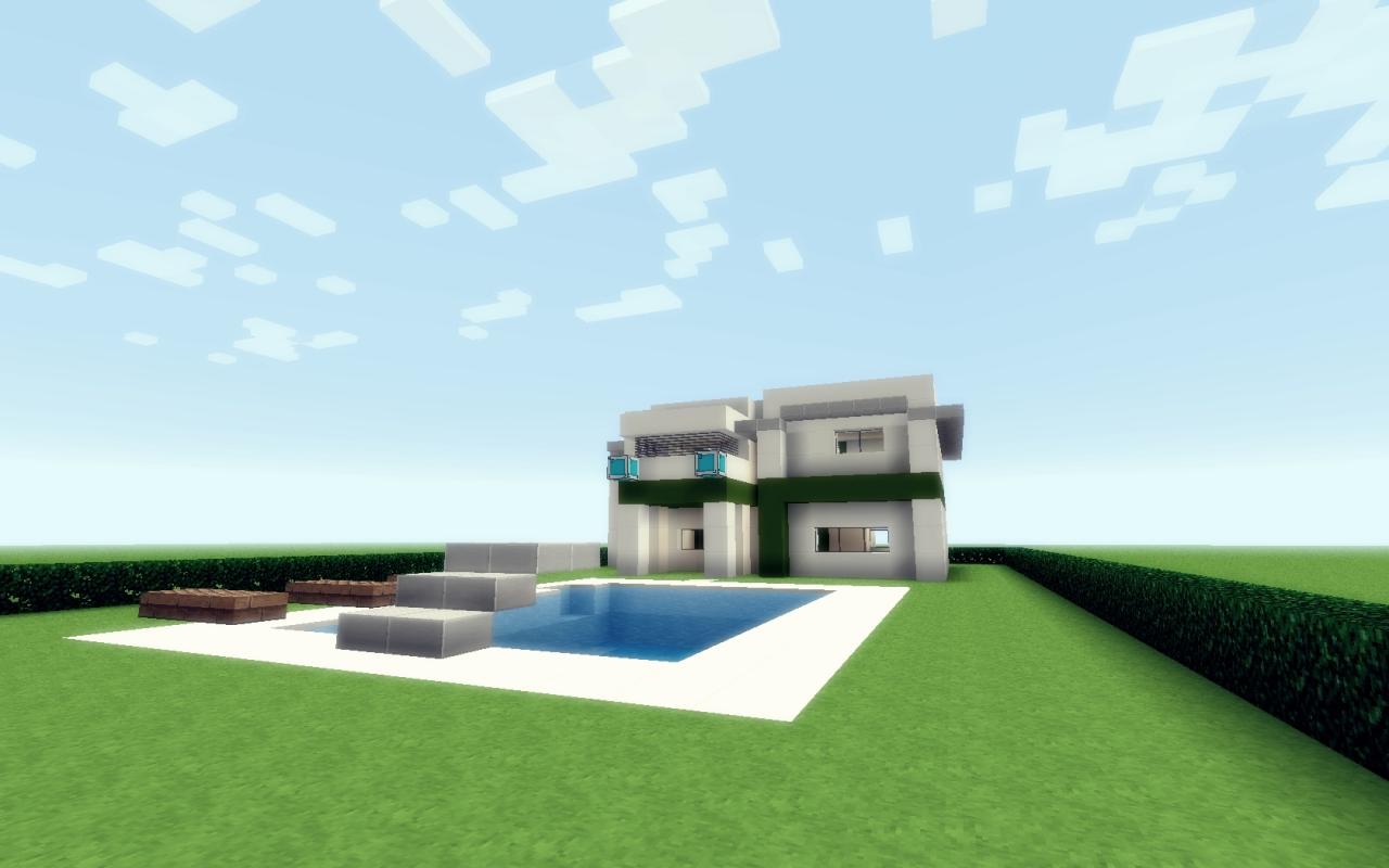 Modern House Schematic Minecraft Map