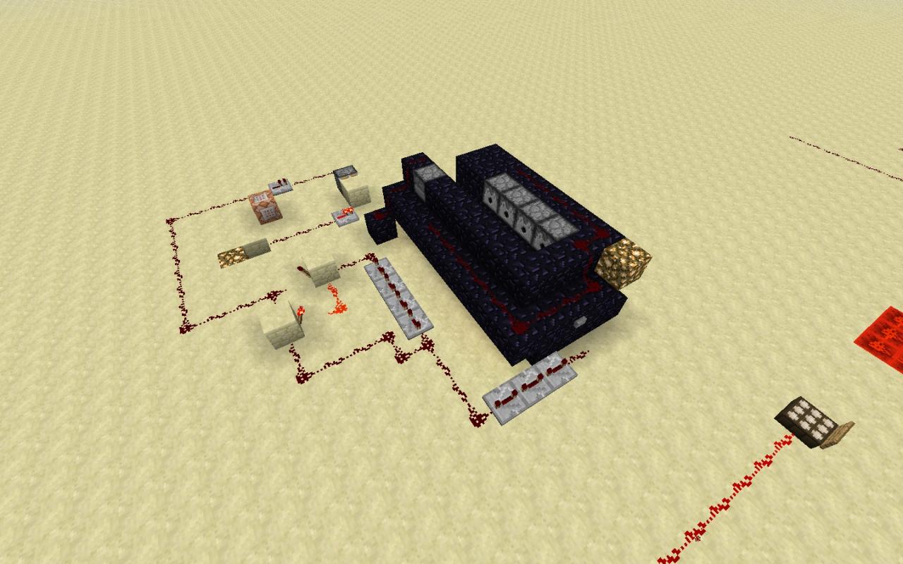 Minecraft 1.5 Auto TNT Cannon Minecraft Map