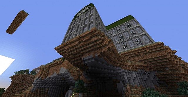 Overhang Town Thingy Minecraft Map
