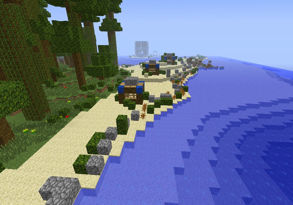 Minecraft CTF Map - Wild Island Minecraft Map