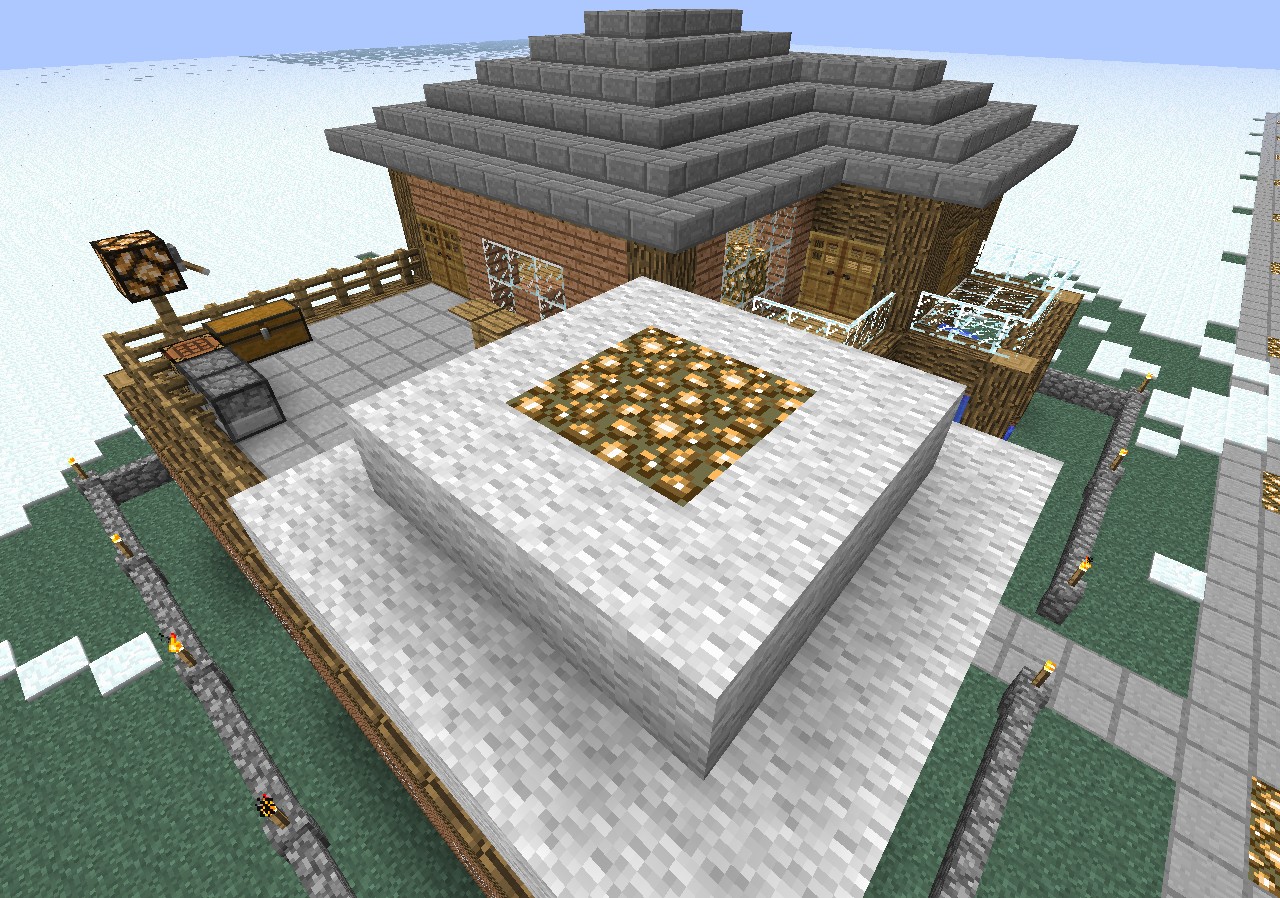 Wooden House - Fast Build Minecraft Map