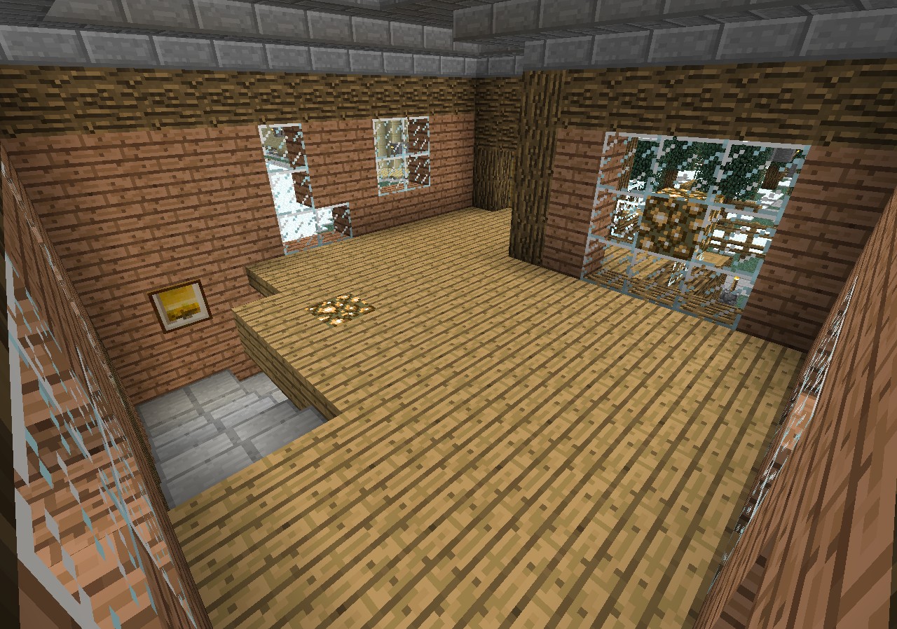 Wooden House - Fast Build Minecraft Map