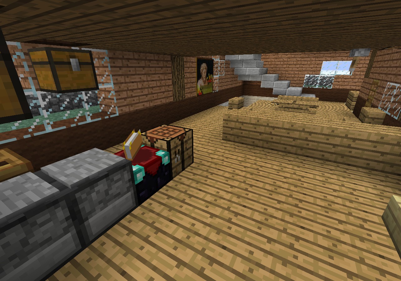 Wooden House - Fast Build Minecraft Map