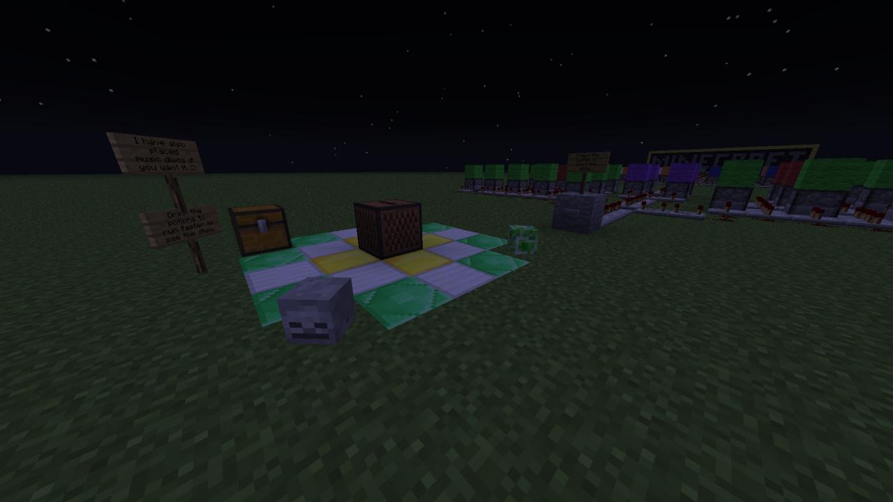 Firework evening (REDSTONE) Minecraft Map