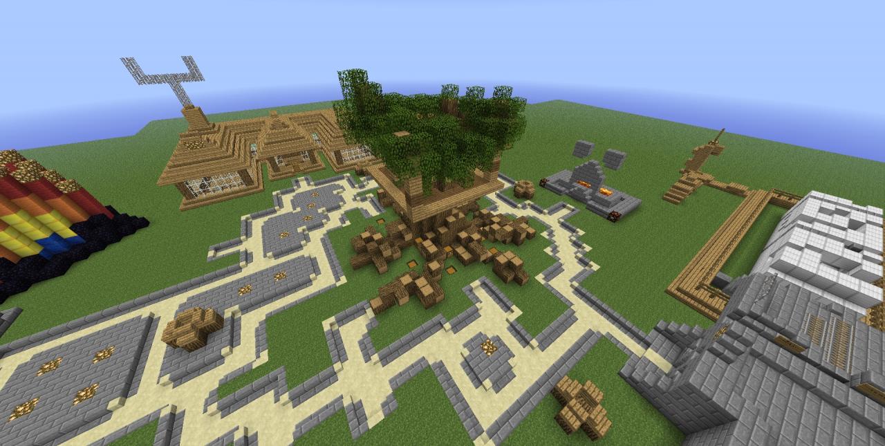 PVP Map: City Battles Minecraft Map