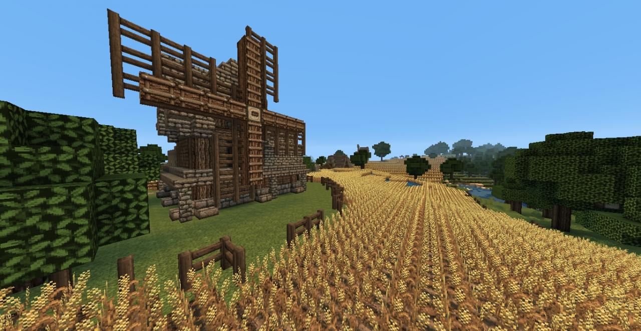 Ellandor Farm- A Medieval Farm Town Minecraft Map