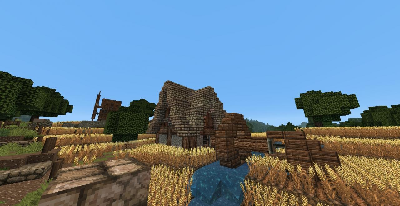 Ellandor Farm- A Medieval Farm Town Minecraft Map