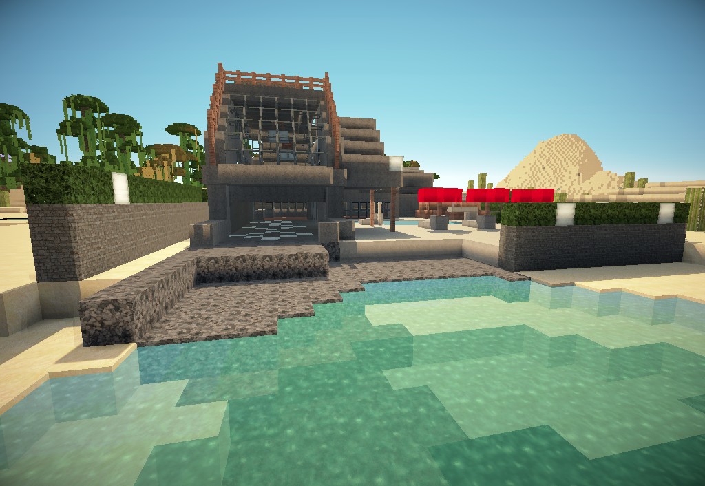 Modern Style Beach House (READ DESC) Minecraft Map