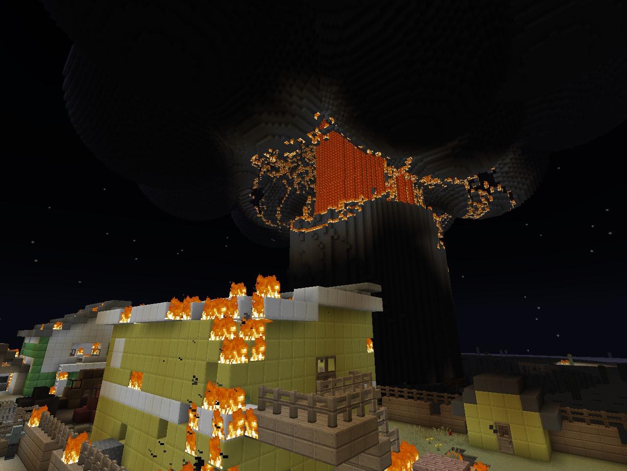 Black Ops II: Nuketown ZOMBIES Minecraft Map