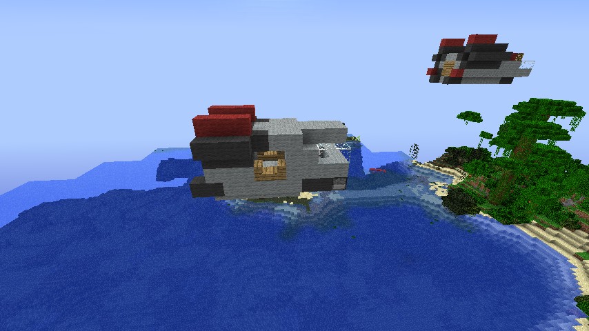 Red Deployment Ships Minecraft Map