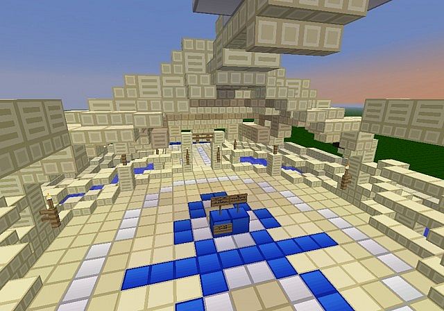 small sand temple, 20 minute build. Minecraft Project