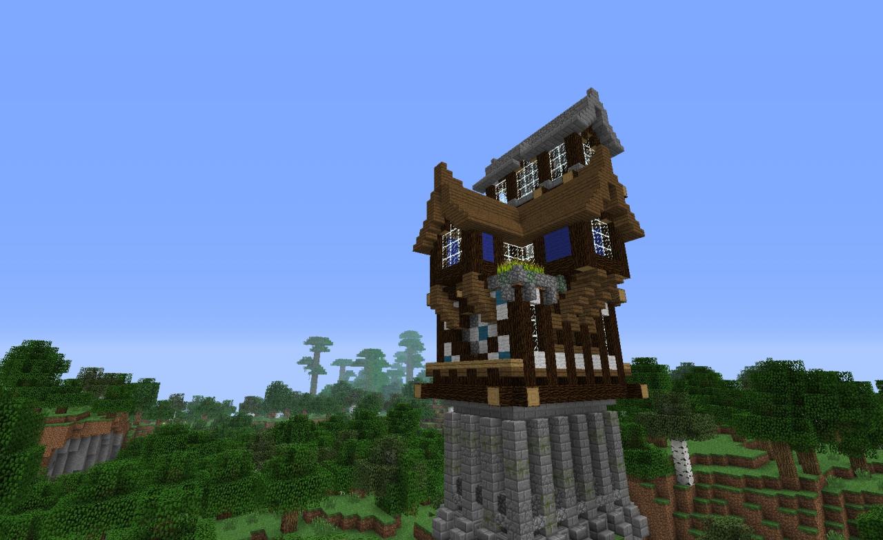 Steampunk house Minecraft Map