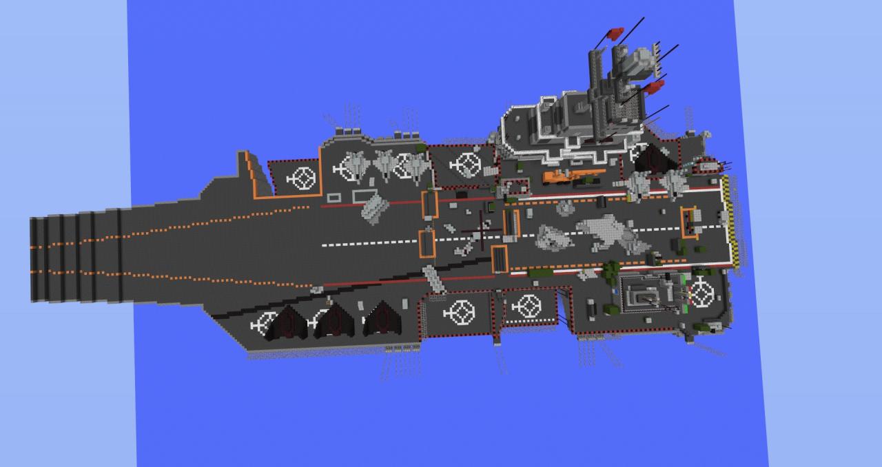 Carrier Black Ops 2 Remake! scaled 1:1 NiicKNumber1 Minecraft Map