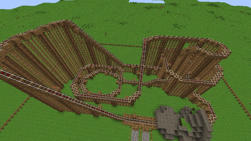 Roller Coaster Minecraft Map