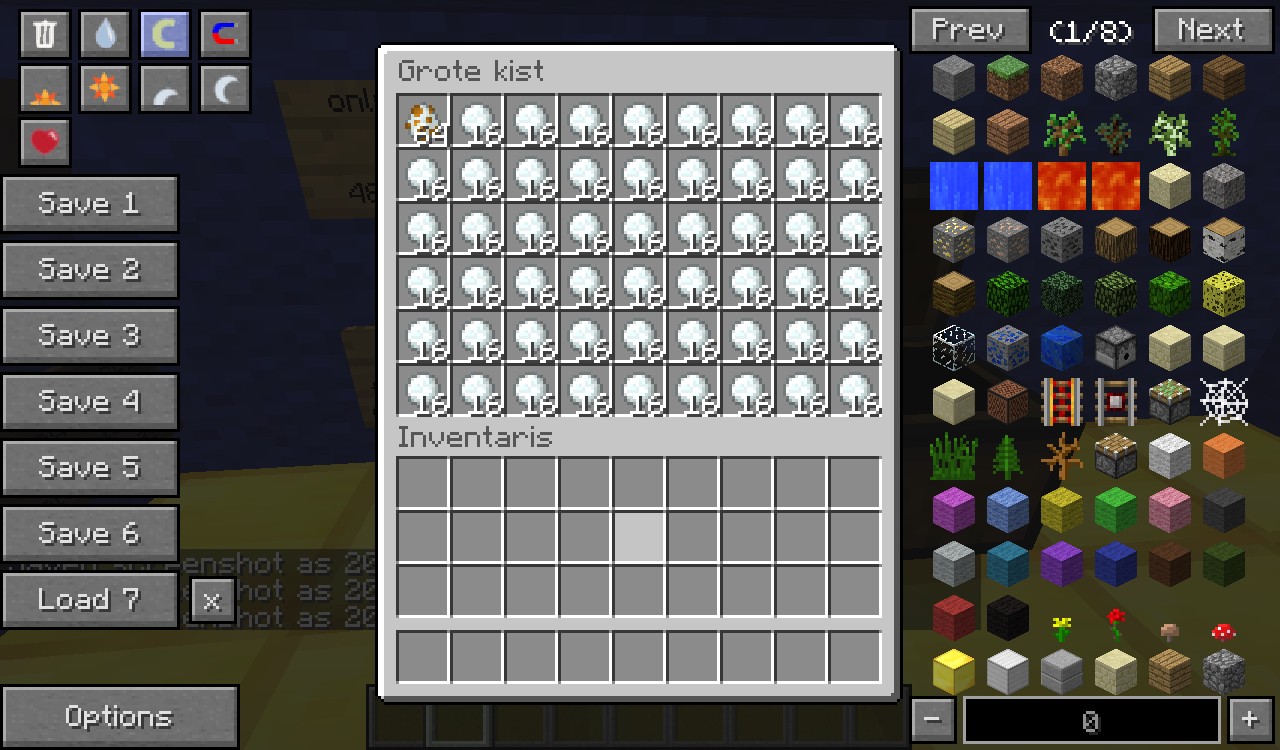 PVP Snowball Fight Minecraft Map