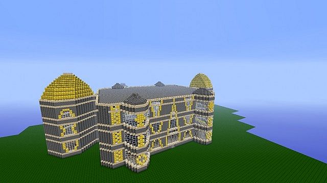 Golden castle. Minecraft Map