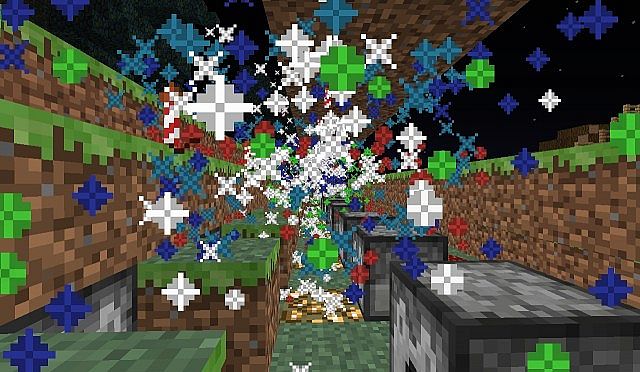 Firework show Minecraft Map