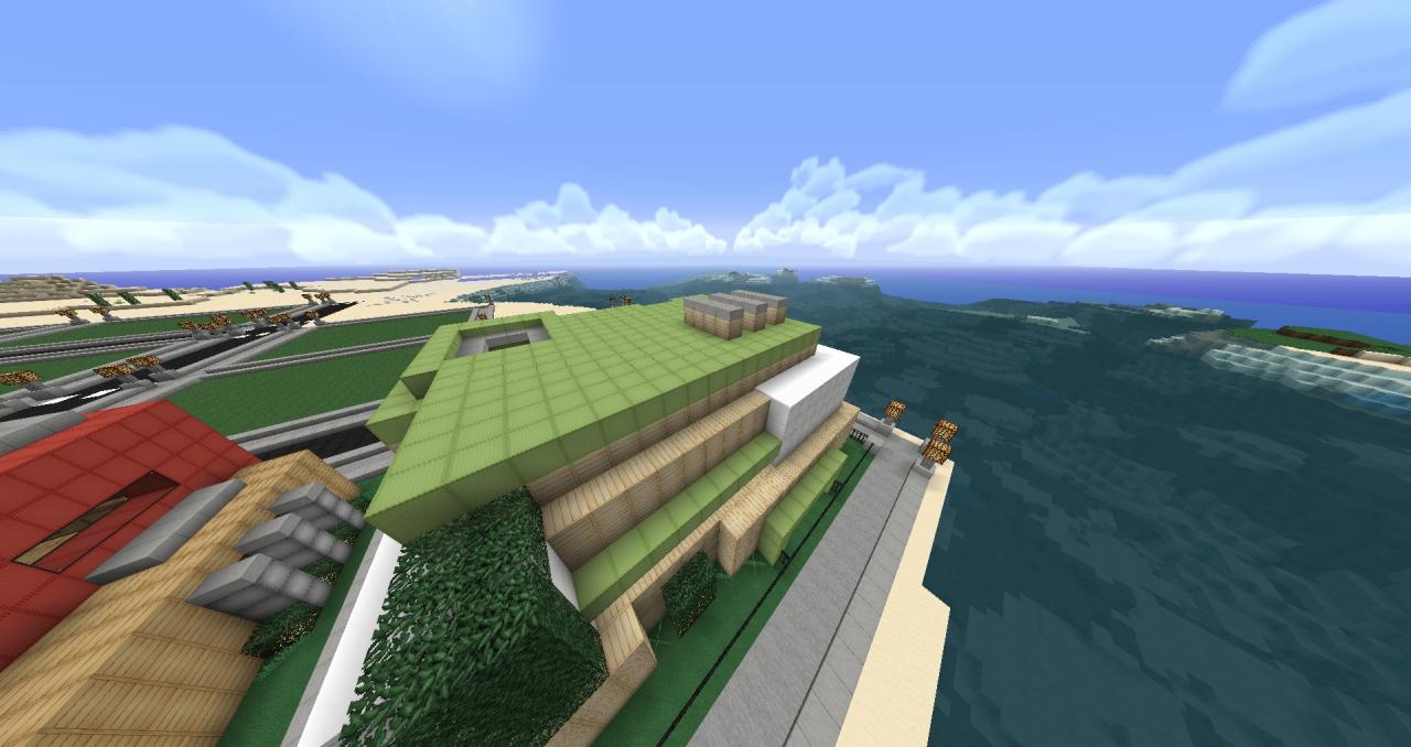 Green Energy (Modern Build) Minecraft Map