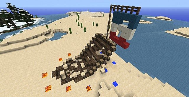 Ship Broke Minecraft Map