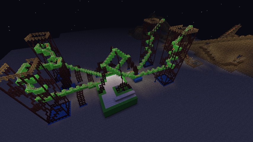 Minecraft Déjà Vu Looping Boomerang Rollercoaster Minecraft Map