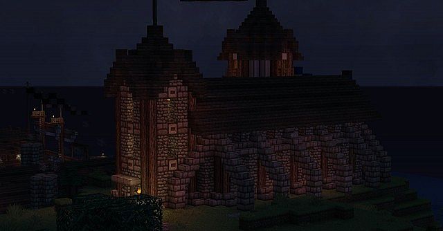 Medieval Gothic/Nordic Church Minecraft Map