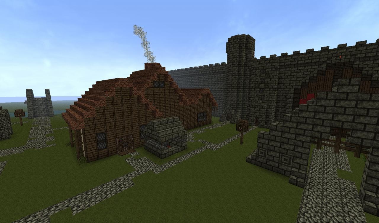 Medieval World WIP Minecraft Map