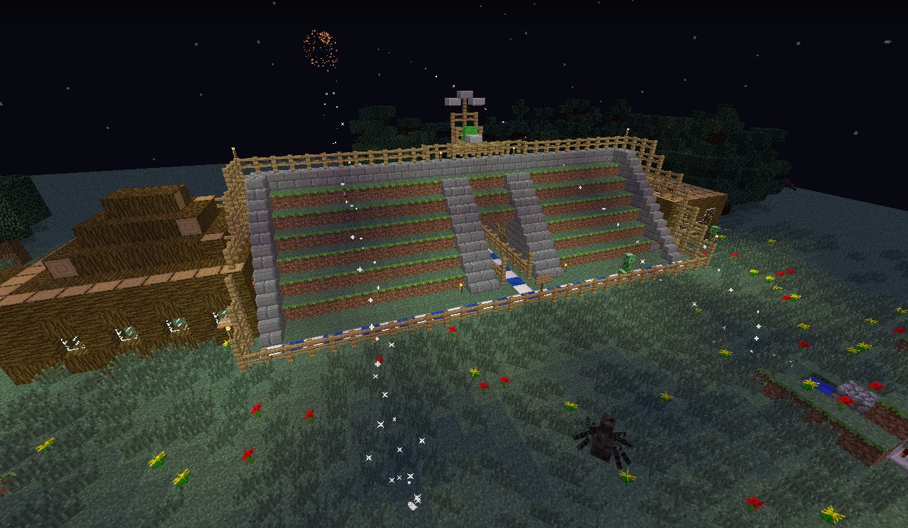 Firework show Minecraft Map