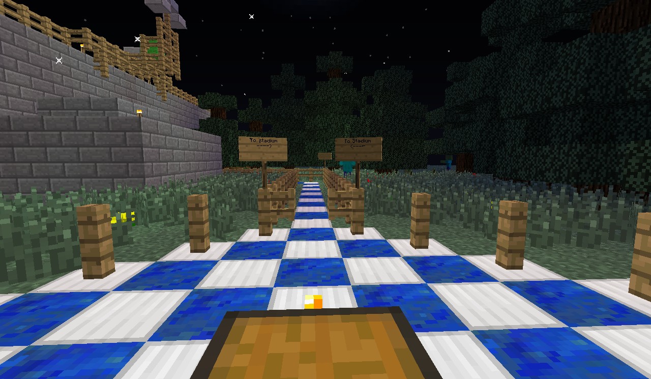 Firework show Minecraft Map