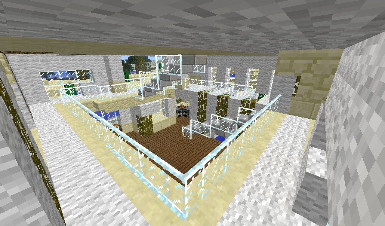 16x16 Modern House Minecraft Map