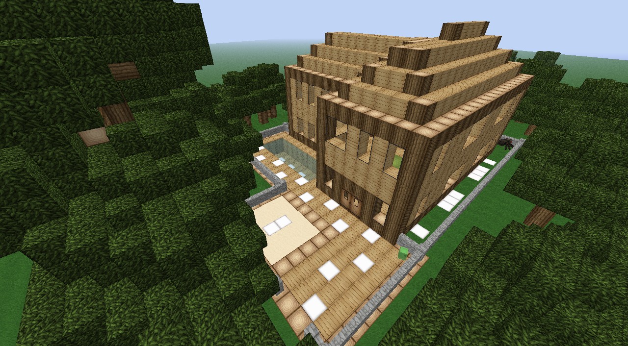 Morden Log House DOWNLOAD NOW!!! Minecraft Map