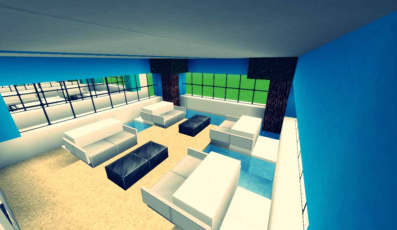 Small Modern Chillout Lounges Minecraft Map
