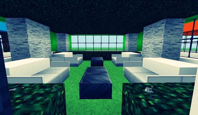 Small Modern Chillout Lounges Minecraft Map