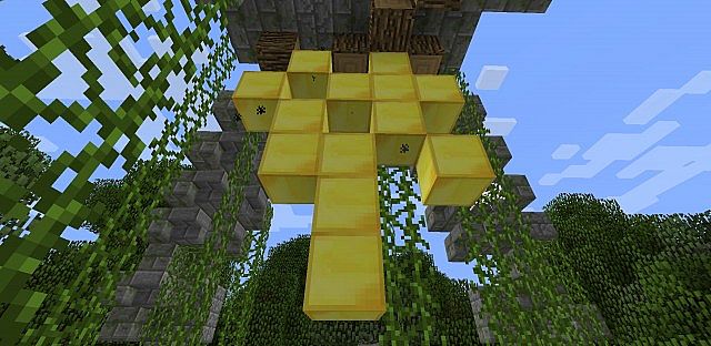 The Tree Temple of the Woodpecker Forest Minecraft Map