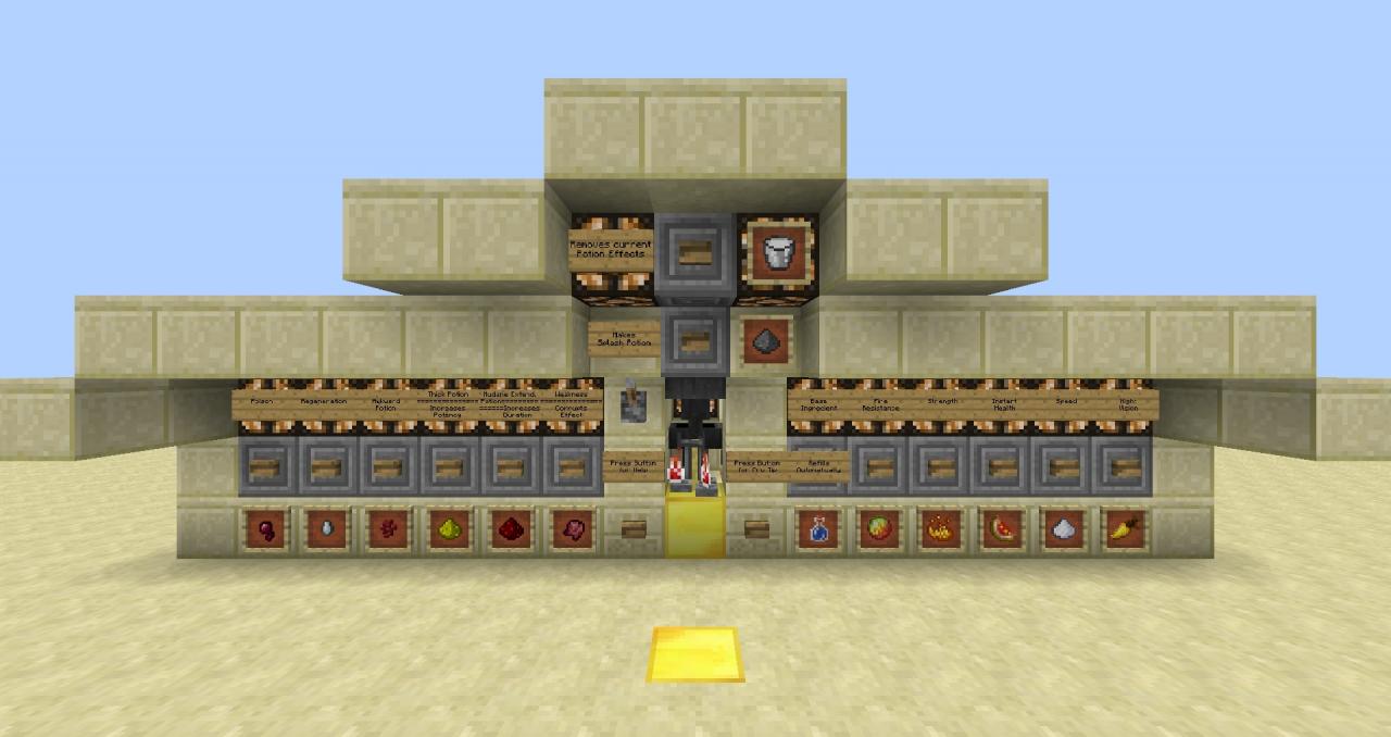 [1.5] Automatic Brewer (Sandstone) Minecraft Map