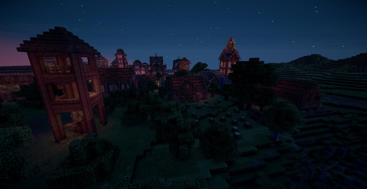 Gothic style world Minecraft Map