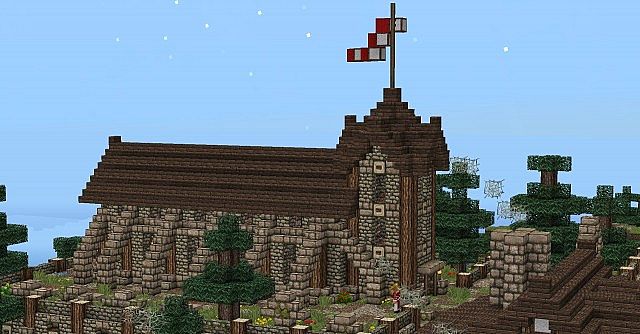 Medieval Gothic/Nordic Church Minecraft Map