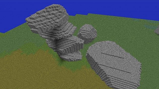 BOULDER - custom MCEdit filter to generate boulders Minecraft Mod