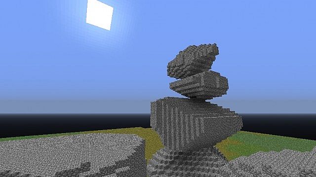 BOULDER - custom MCEdit filter to generate boulders Minecraft Mod