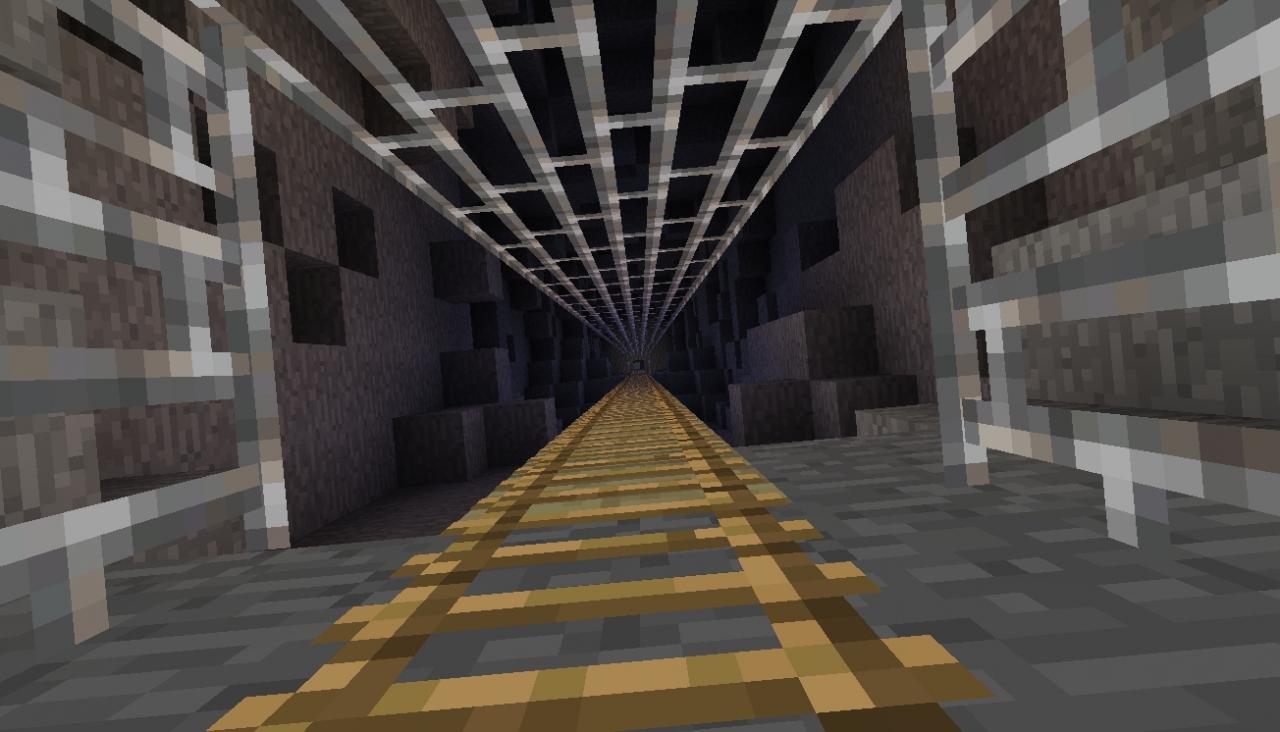 ultra higth crater mine (over 500 layers) Minecraft Map