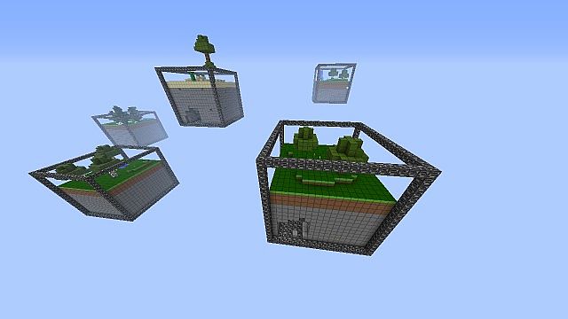 Pvp Cubes : Last Man Standing Survival Minecraft Map