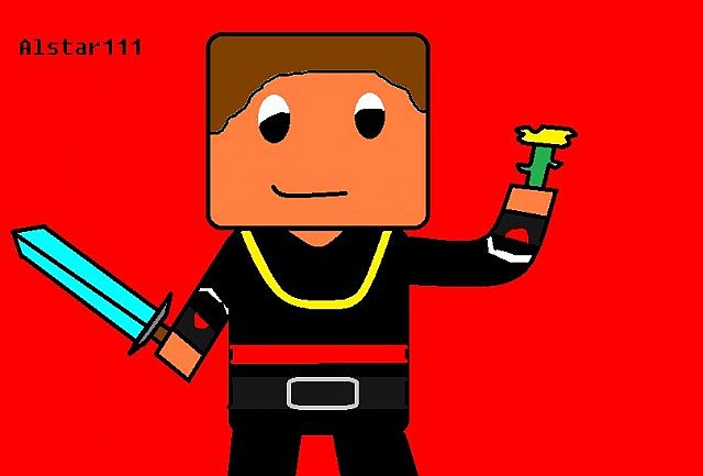 Picture of my Minecraft character, Alstar111 Minecraft Map