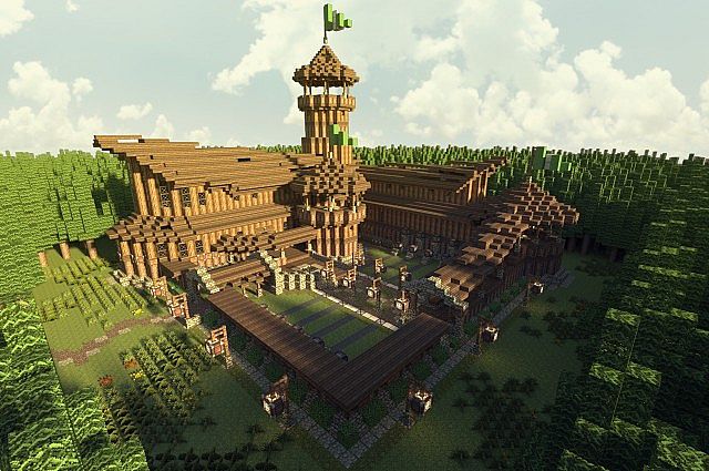 Medieval Archer's Guild Minecraft Project