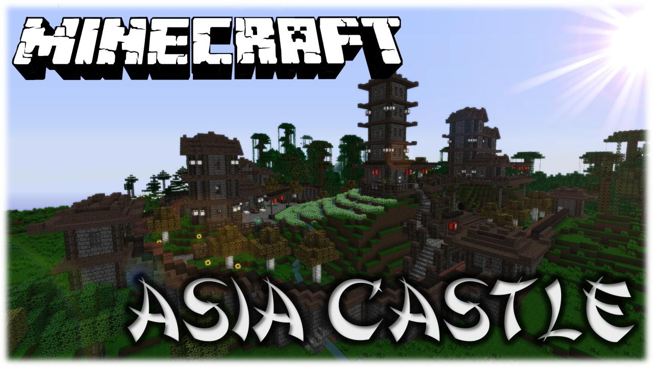 Asia Castle Minecraft Map