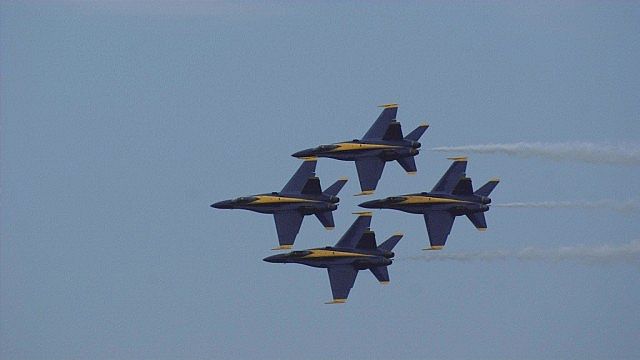 Blue Angels Pixal art Minecraft Map